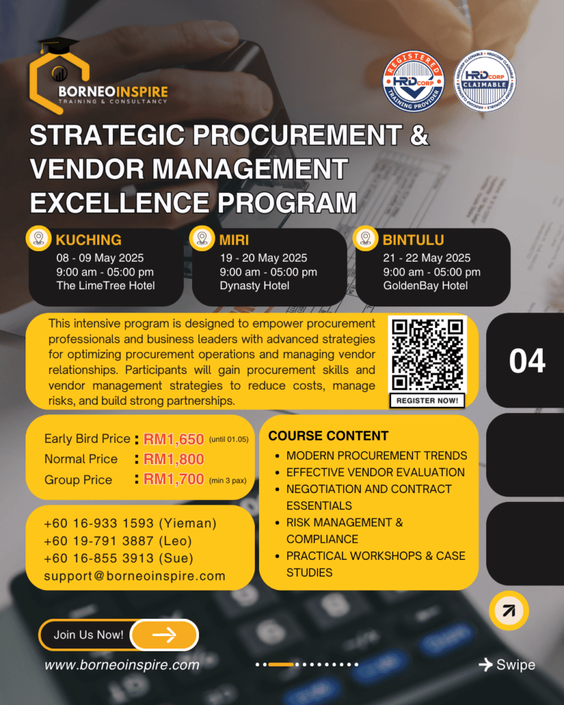 STRATEGIC PROCUREMENT & VENDOR MANAGEMENT EXCELLENCE PROGRAM (KCH)